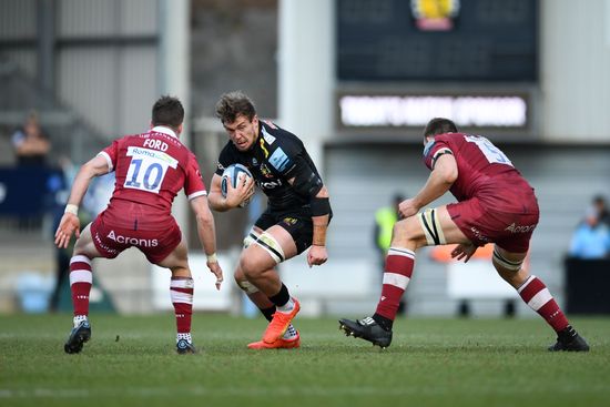 Aidon Davis Exeter Chiefs Carries Editorial Stock Photo - Stock Image ...