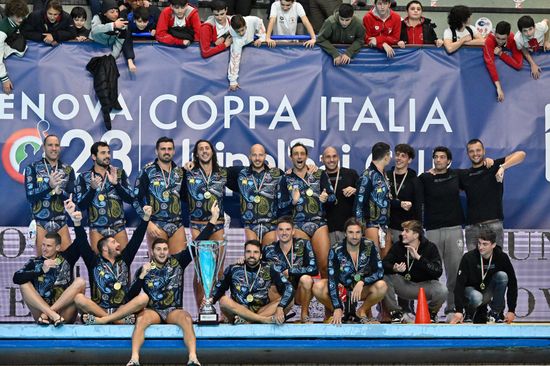 Team Pro Recco Celebrates After Scoring Editorial Stock Photo - Stock ...