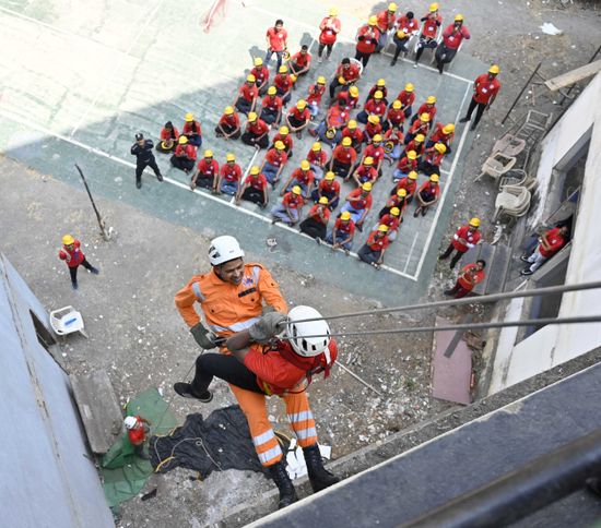 Trainees Being Trained By Ndrf Team Editorial Stock Photo - Stock Image | Shutterstock