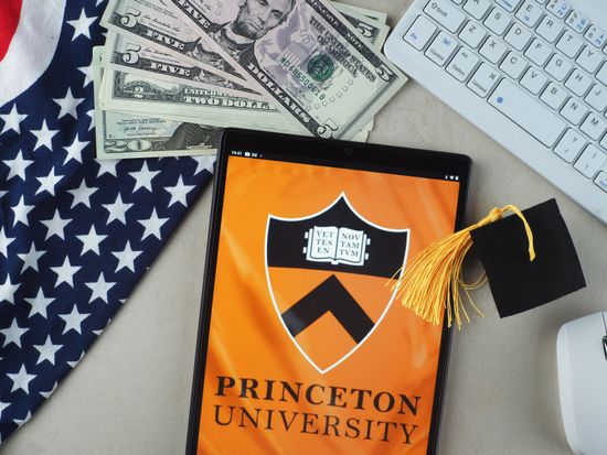 This Photo Illustration Princeton University Logo Editorial Stock Photo ...