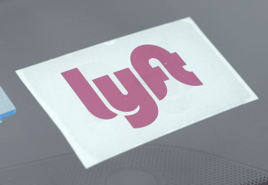 Lyft Uber Brand Logos Dashboard Cars Editorial Stock Photo - Stock ...