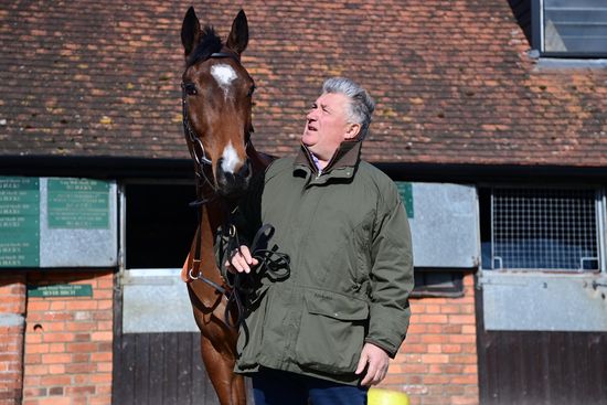Trainer Paul Nicholls Ballymore Novices Hurdle Editorial Stock Photo ...