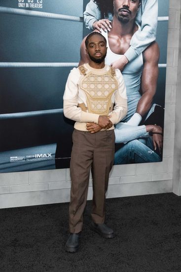 Caleb Mclaughlin Attends Creed Iii Premiere Editorial Stock Photo ...