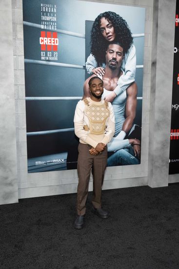 Caleb Mclaughlin Attends Creed Iii Premiere Editorial Stock Photo ...