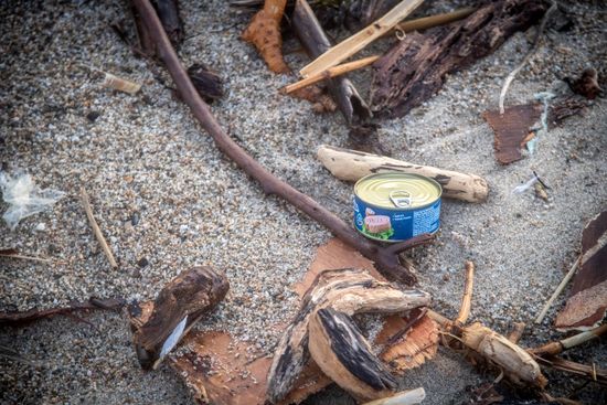 Debris Wash Ashore Following Shipwreck Beach Editorial Stock Photo ...