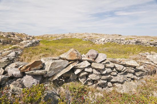 Historic Stone Walls Grates Cove Rock Editorial Stock Photo - Stock ...