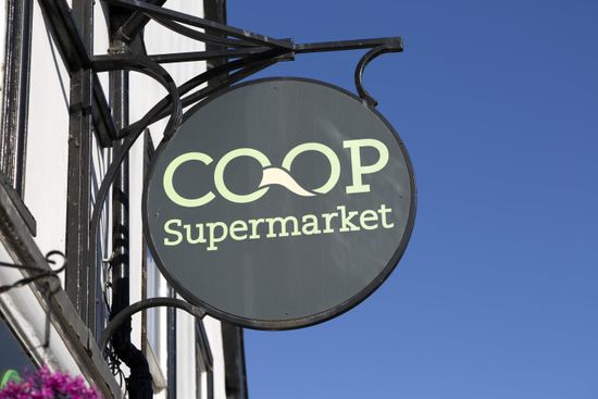 Coop Supermarket Shop Sign Framlingham Suffolk Editorial Stock Photo ...
