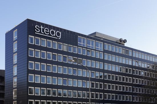 Steag Gmbh Headquarters Logo On Building Editorial Stock Photo - Stock ...