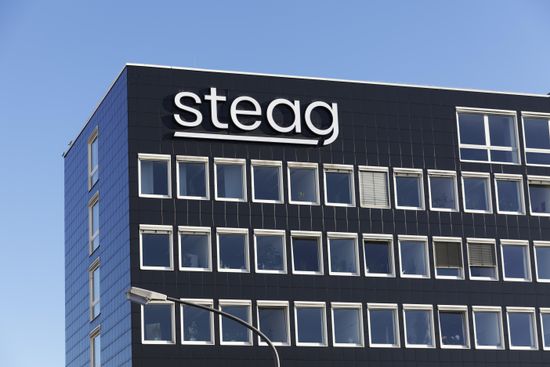 Steag Gmbh Headquarters Logo On Building Editorial Stock Photo - Stock ...