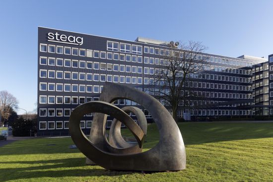 Steag Gmbh Headquarters Logo On Building Editorial Stock Photo - Stock ...