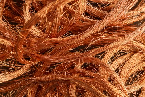 Red Metal Copper Wire Scrap Materials Editorial Stock Photo - Stock ...