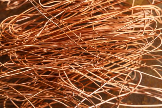 Red Metal Copper Wire Scrap Materials Editorial Stock Photo - Stock ...