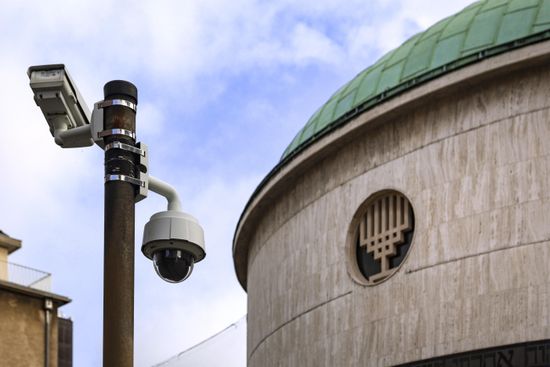 Video Surveillance New Synagogue Jewish Community Editorial Stock Photo ...