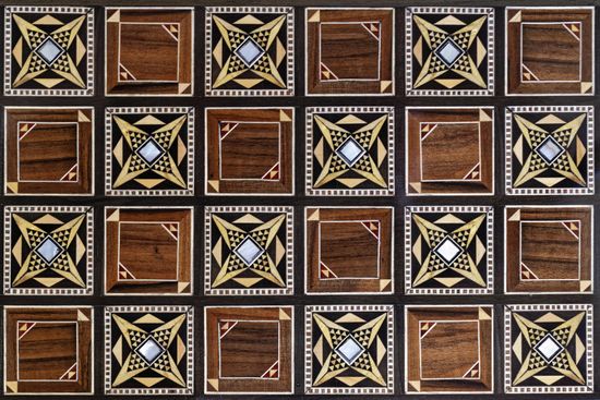 Wooden Chess Backgammon Game Oriental Design Editorial Stock Photo ...