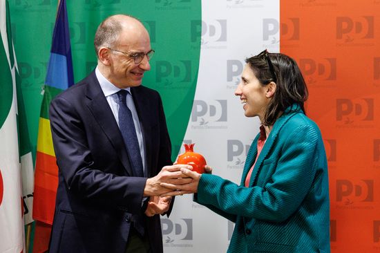 Rome Italy Democratic Party Politics Handover Editorial Stock Photo ...