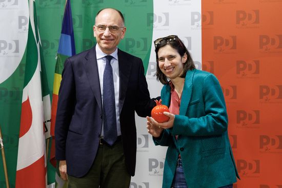 Rome Italy Democratic Party Politics Handover Editorial Stock Photo ...