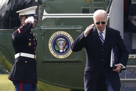 United States President Joe Biden Salutes Editorial Stock Photo - Stock ...