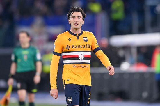 Tommaso Augello Uc Sampdoria Looks On Editorial Stock Photo - Stock ...