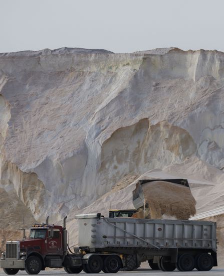 Crews Eastern Salt Load Road Salt Editorial Stock Photo - Stock Image ...