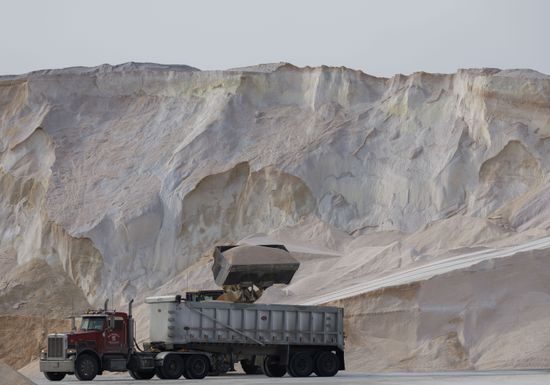 Crews Eastern Salt Load Road Salt Editorial Stock Photo - Stock Image ...