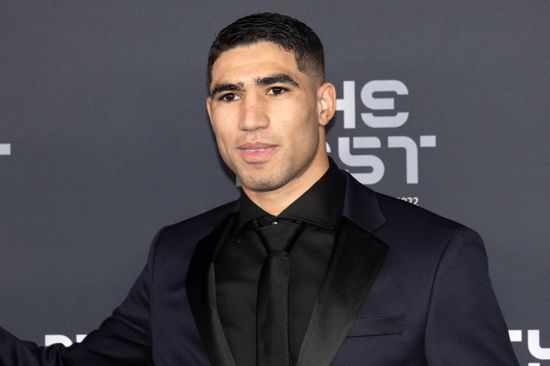 Achraf Hakimi Psg Arrives Best Fifa Editorial Stock Photo - Stock Image ...