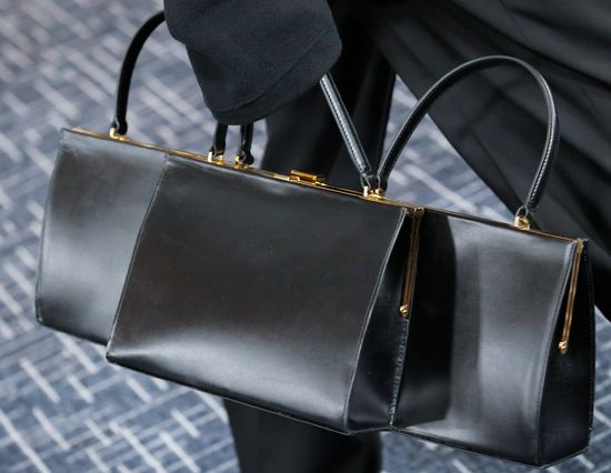 Model On Catwalk Bag Detail Editorial Stock Photo - Stock Image ...