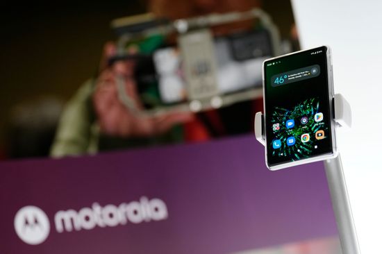 New Motorola Rollable Phone Screen That Editorial Stock Photo - Stock ...