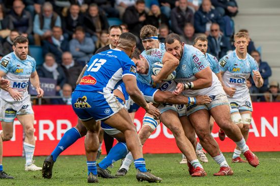 Matis Perchaud 1 Rowing Bayonnais Rugby Editorial Stock Photo - Stock ...