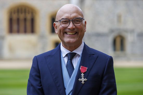 Gregg Wallace Wearing His Mbe Medal Editorial Stock Photo - Stock Image ...