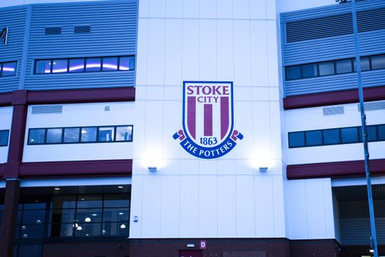 Stoke City Badge On Main Stand Editorial Stock Photo - Stock Image ...