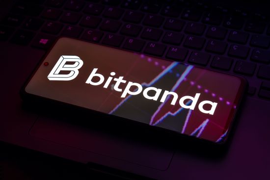 This Photo Illustration Bitpanda Logo Seen Editorial Stock Photo ...