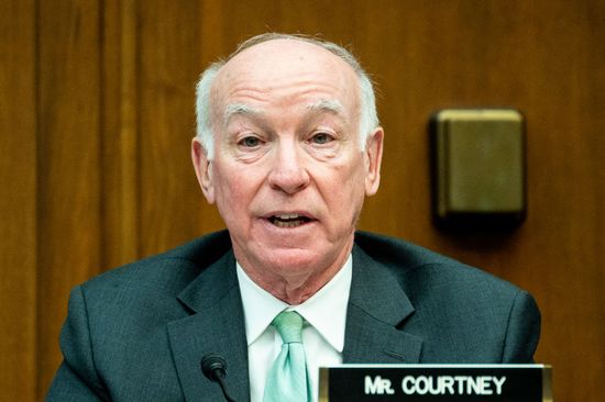 Us Representative Joe Courtney Dct Speaking Editorial Stock Photo ...