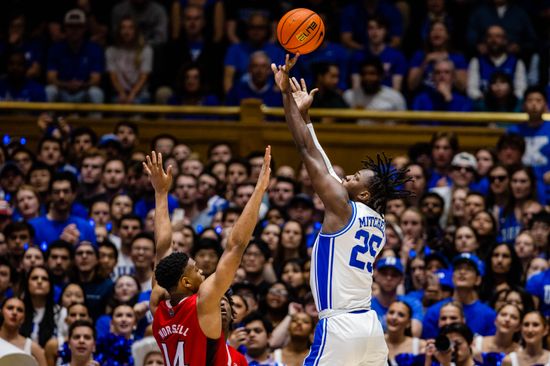 Duke Blue Devils Forward Mark Mitchell Editorial Stock Photo - Stock ...