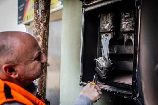 Palestinian Electric Company Man Looks Melted Editorial Stock Photo ...