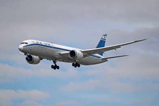 Boeing 7879 Dreamliner El Al Retro Editorial Stock Photo - Stock Image ...