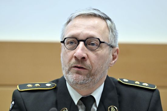 Major General Michel Van Strythem Pictured Editorial Stock Photo ...