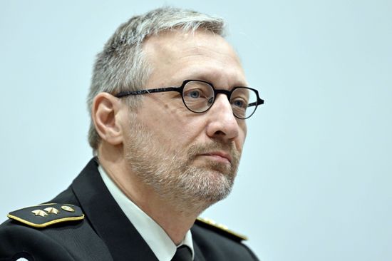Major General Michel Van Strythem Pictured Editorial Stock Photo ...