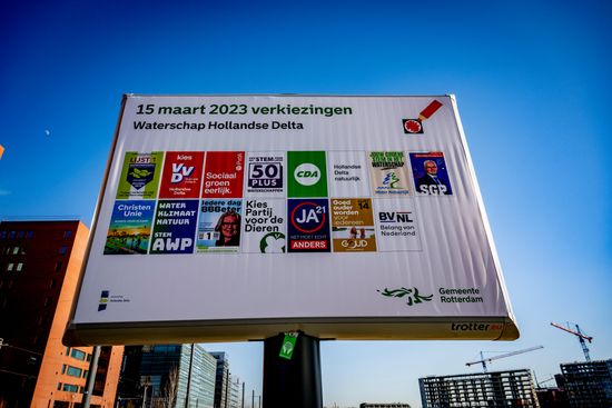 Rotterdam Provincial Council Voting Day Election Editorial Stock Photo ...