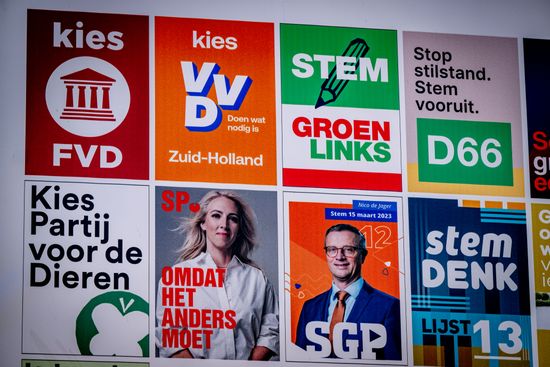 Rotterdam Provincial Council Voting Day Election Editorial Stock Photo ...