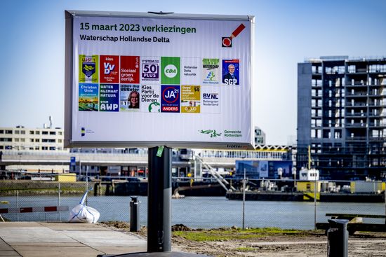 Rotterdam Provincial Council Voting Day Election Editorial Stock Photo ...
