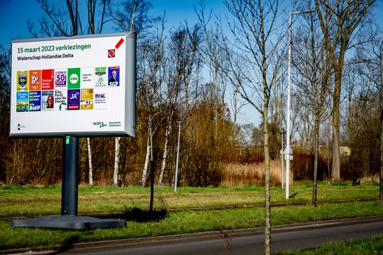 Rotterdam Provincial Council Voting Day Election Editorial Stock Photo ...