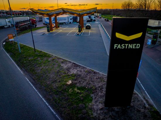 Fastnet Charging Station Along A12 Highway Editorial Stock Photo ...