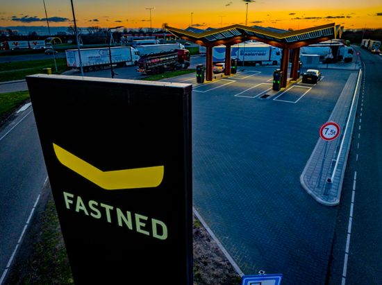 Fastnet Charging Station Along A12 Highway Editorial Stock Photo ...