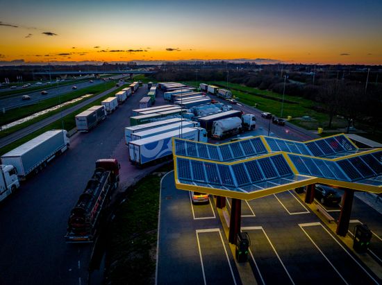 Fastnet Charging Station Along A12 Highway Editorial Stock Photo ...