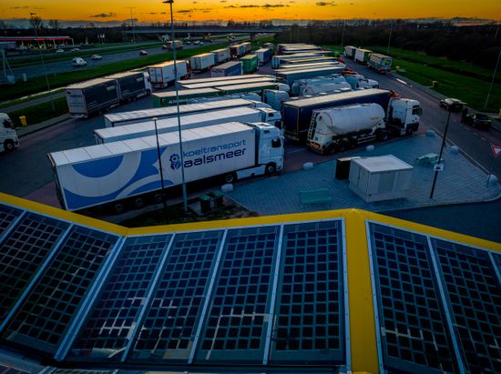 Fastnet Charging Station Along A12 Highway Editorial Stock Photo ...
