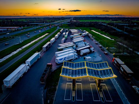Fastnet Charging Station Along A12 Highway Editorial Stock Photo ...