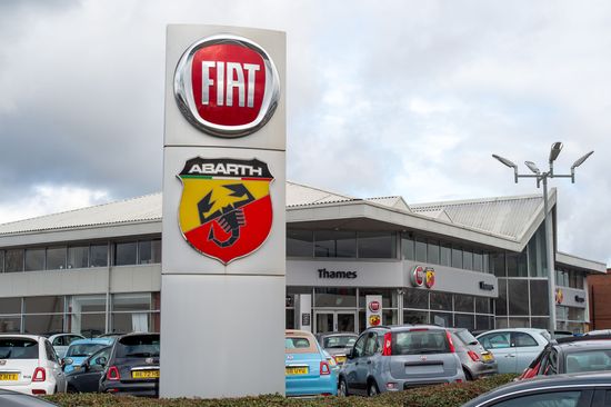 Fiat Dealership Slough Today Brand New Editorial Stock Photo - Stock ...