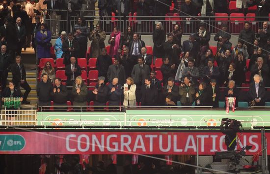 Wembley Royal Box Carabao Stakeholders Group Editorial Stock Photo ...