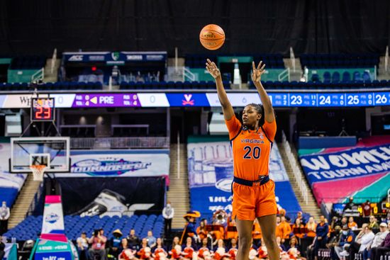 Virginia Cavaliers Forward Camryn Taylor 20 Editorial Stock Photo ...
