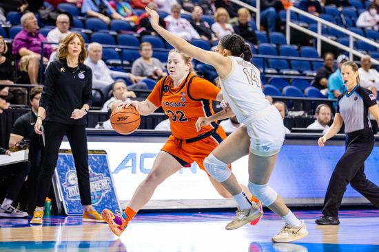 Virginia Cavaliers Guard Cady Pauley 32 Editorial Stock Photo - Stock ...